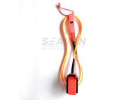 China 8 Foot Surf Leash Cord 7mm with Padded Neoprene Ankle Cuff Double Swivel Anti Rust for sale