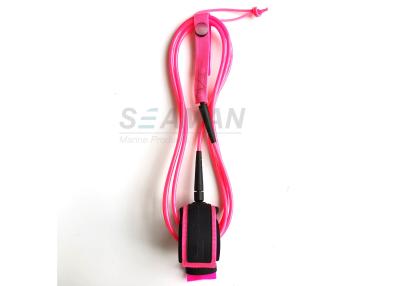 China 8ft 8 Foot SUP Surf Leash for Long Paddle Board Surfboards 7mm TPU Cord for sale