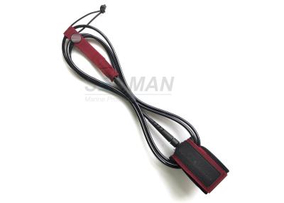 China 7ft TPU Surf Leash Safety Lead for Longboard SUP Surfing with 7mm Cord and 304 Stainless Steel Swivels for sale