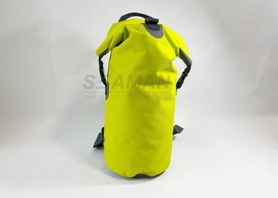 China 30L Waterproof Dry Bag Backpack TPU 600D Roll Top with Carry Straps for Kayaking Boating Fishing for sale