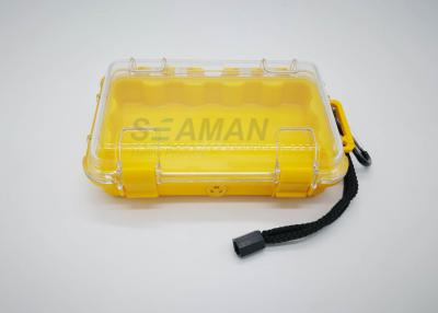 China Small Waterproof Hard Case IP67 30m Depth with Silicone Pad for Outdoor Travel for sale