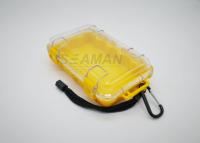China Small Waterproof Hard Case IP67 30m Depth with Silicone Pad for Outdoor Travel for sale