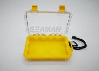 China Small Waterproof Hard Case IP67 30m Depth with Silicone Pad for Outdoor Travel for sale