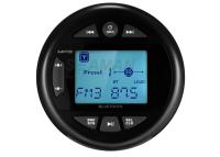 China 4 Inch Waterproof Marine Motorcycle Stereo Bluetooth Receiver 160W 4 Channel 12V Gauge Style for sale
