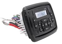 China Marine Digital Media Receiver Bluetooth Stereo Radio LCD 140mmx85mm IP66 12V 180W for sale