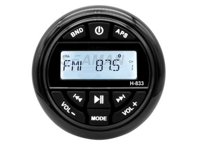 China 4 Inch Round Waterproof Marine Stereo Receiver Speakers 12V 180W for Boat Yacht ATV UTV for sale