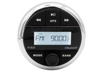 China Marine Waterproof Stereo Radio Media Center Receiver Bluetooth 113x88mm 4x45W for sale