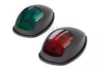 China LED Marine Boat Navigation Light Side Pair Vertical Mount Red Green 2 Nautical Mile IP66 10-30V DC for sale