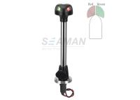 China 12 Inch Bi Color LED Navigation Pole Light for Boats Up to 39.4ft 10-30V DC IP66 for sale