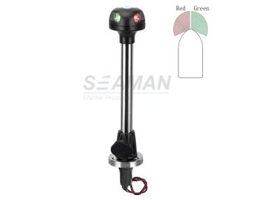 China 12 Inch Bi Color LED Navigation Pole Light for Boats Up to 39.4ft 10-30V DC IP66 for sale