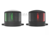 China Pontoon Boat Navigation Lights LED Waterproof 12V Red Green Signal Lamps 1.5W for sale