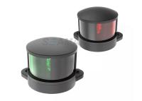 China Pontoon Boat Navigation Lights LED Waterproof 12V Red Green Signal Lamps 1.5W for sale