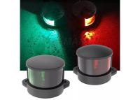 China Pontoon Boat Navigation Lights LED Waterproof 12V Red Green Signal Lamps 1.5W for sale