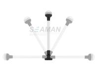 China Marine LED All Round Navigation Light 12V 1.5W 360 Degree Fold Down for Boat Yacht Pontoon for sale
