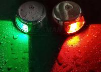 China Stainless Steel 316 LED Boat Navigation Lights Side Mount 12V DC 1.5W 3W IP66 for sale