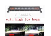China 22 Inch 160W 11200lm LED Work Light Bar 12V 24V High Low White Amber for Truck Jeep for sale