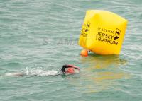 China PVC Inflatable Open Water Swim Buoy Race Marker 100-500kg Capacity 1-2m Size for sale
