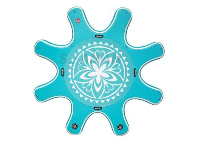 China 9ft 7in x 6ft Inflatable Stand Up Paddle Board Yoga Platform 15psi 300kg Capacity for sale