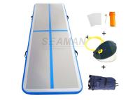 China Inflatable Air Gymnastics Mat 10ft x 3.3ft x 4inch PVC Tumbling Track for Home Training Cheerleading Yoga for sale