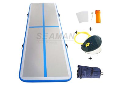 China Inflatable Air Gymnastics Mat 10ft x 3.3ft x 4inch PVC Tumbling Track for Home Training Cheerleading Yoga for sale