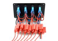 China 8 Gang Marine Toggle Switch Panel with 4.2A USB Charger Voltmeter IP65 Waterproof 12V 24V for sale