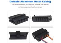China 12V 24V 6 Gang Waterproof Marine Switch Panel LED Rocker Switch Box for Boat RV Truck for sale
