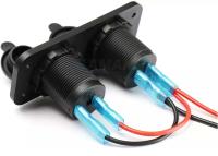 China Electronic Waterproof Marine Switch Panel QC3.0 Car Charger Socket Ignition Outlet Splitter for sale