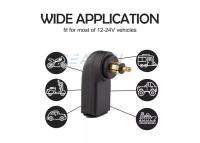 China 12V 24V 4.8A Dual USB Charger with Voltmeter for BMW Triumph Ducati Motorcycles for sale