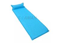 China Self Inflating Camping Mattress 190x65cm Backpacking Sleeping Pad with Pillow for sale