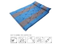 China 2 Person Self Inflating Camping Mat 190x130cm with Pillows Lightweight Backpacking Tent Pad for sale