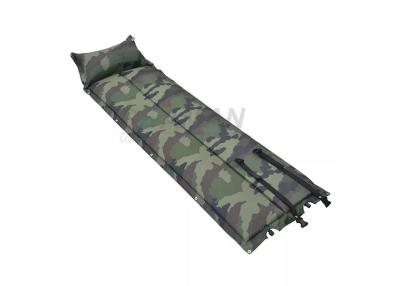 China Self Inflating Foam Sleeping Pad 185x55x2.5cm Insulated Camping Mat for Backpacking Tent Hammock for sale