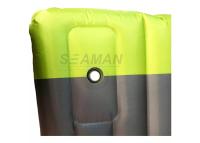 China Waterproof Inflatable Camping Mat 11cm Thick with Foot Pump 188x60cm Lightweight Sleeping Pad for sale