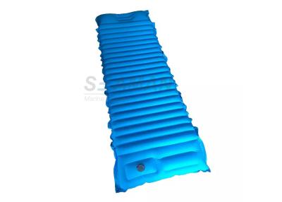 China 120cm 140cm 180cm Lightweight Camping Mat Foldable Foot Press Inflatable Sleeping Pad with Pillow for sale