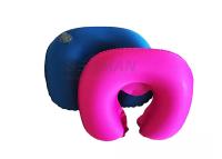 China U Shaped Inflatable Travel Neck Pillow 37x28x10cm for Airplane Camping Hiking for sale
