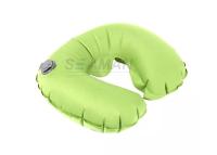 China Inflatable Travel Neck Pillow 37x28x10cm for Camping Hiking Airplane Car for sale