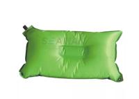 China Self Inflating Camping Mat Pillow 50x30x8cm Lightweight Travel Bed for Car Airplane Beach Sleeping for sale