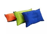 China Self Inflating Camping Mat Pillow 50x30x8cm Lightweight Travel Bed for Car Airplane Beach Sleeping for sale