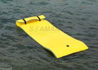 China Inflatable 2 Person XPE Foam Floating Mat 260x90x3.5 cm for Lake Pool for sale
