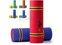 China Inflatable 2 Person XPE Foam Floating Mat 260x90x3.5 cm for Lake Pool for sale
