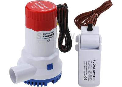 China 1500GPH 12V Portable Bilge Pump with Float Switch for Boat Yacht RV for sale