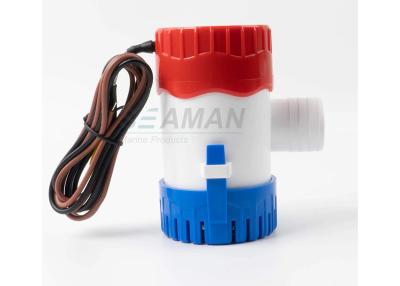 China 24V Marine Electric Bilge Pump 1100 GPH Automatic Submersible with Stainless Steel Shaft for sale