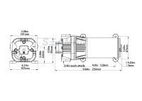 China 12V 24V Marine Bilge Pump 4.8 GPM Self Priming Diaphragm Pump for RV Boat Agricultural Spraying for sale