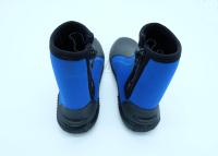 China 5mm Neoprene Scuba Diving Boots Hi Top Side Zipper Hard Sole for Men Women EU36-47 for sale