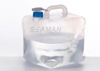 China 10L Collapsible Water Container BPA Free Food Grade LDPE with Spigot for Camping Hiking for sale