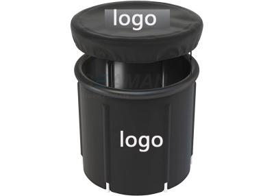 China Cold Plunge Tub with Lid for Recovery 75cm 320L 4-Layer Portable Ice Bath Barrel for sale