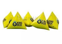 China PVC Triangle Inflatable Marker Buoy 1.5m Dia 0.9mm Tarpaulin for Water Sports for sale