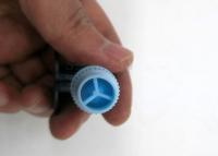 China PVC TPU Air Blow Mouth Oral Tube 6cm with Swivel Valve for Swim Safety Buoy Bag for sale