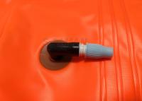 China PVC TPU Air Blow Mouth Oral Tube 6cm with Swivel Valve for Swim Safety Buoy Bag for sale