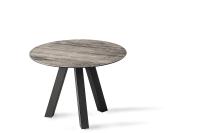 China Rectangle Artistic Coffee Tables , Tempered Glass Coffee Table Black Leg for sale