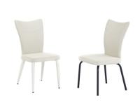 China Durable PU Leather Dining Chairs Comfortable  610*450*920mm 4Legs for sale